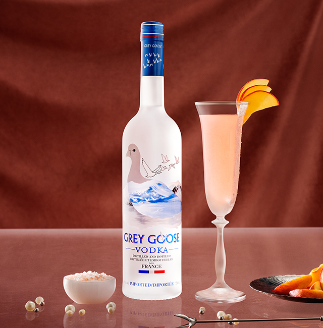 La Coquette Cocktail Recipe | Peach and Grape Vodka Drink | GREY GOOSE