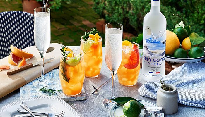 How to Make a DIY Mimosa Bar at Home | GREY GOOSE